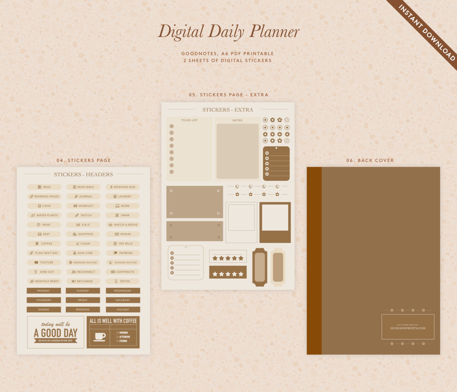 Digital Planner (Timeline/Time Blocking) - Goodnotes file, PDF ...