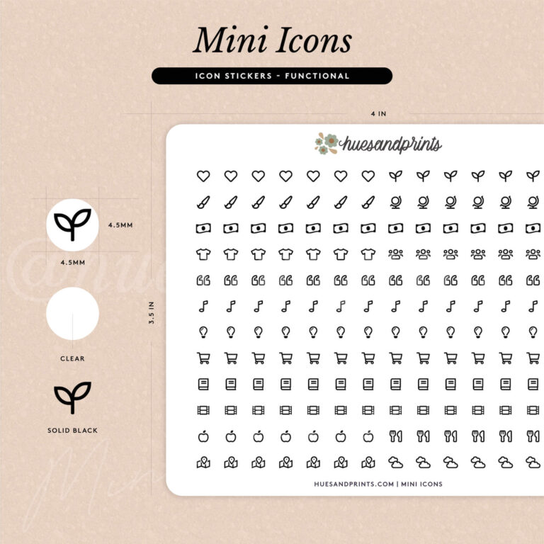 Mini Icons - Hues and Prints